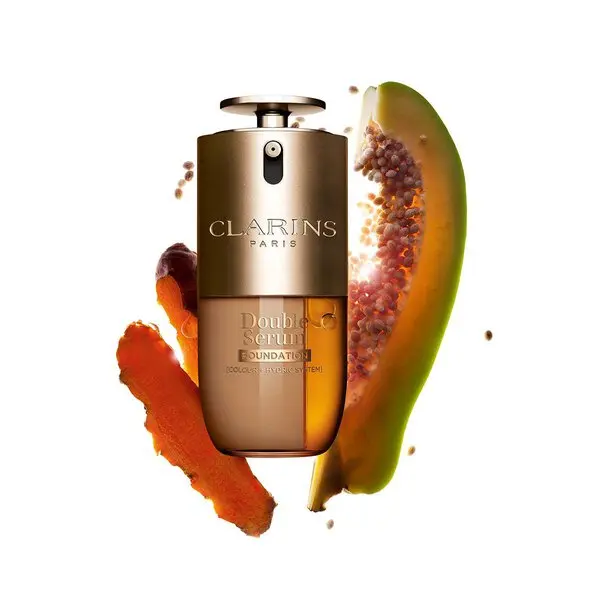 Clarins Double Serum® Foundation: Luminous Foundation With Skincare Benefits - M4n
