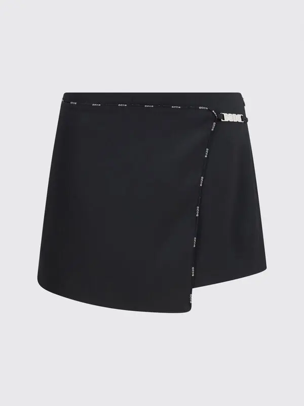 Gcds Asymmetric Wrap Mini Skirt