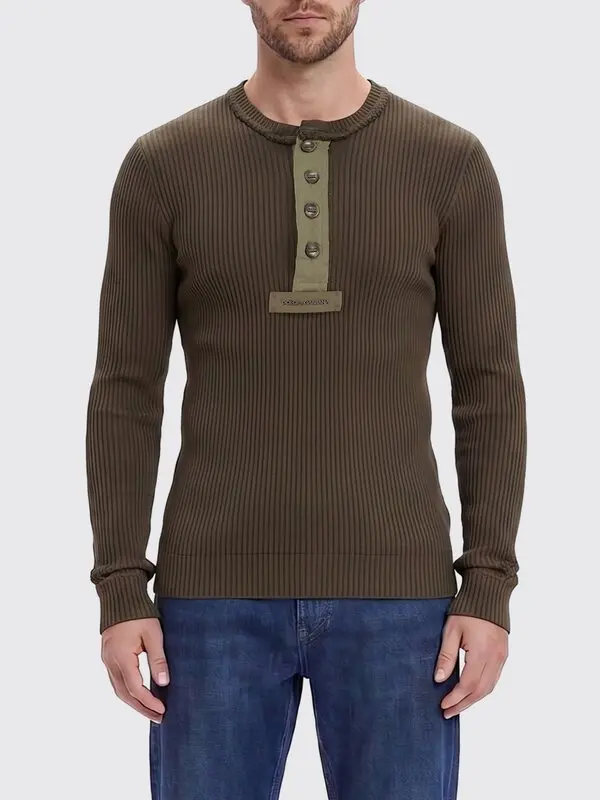 Dolce & Gabbana Ribbed Cotton T-shirt