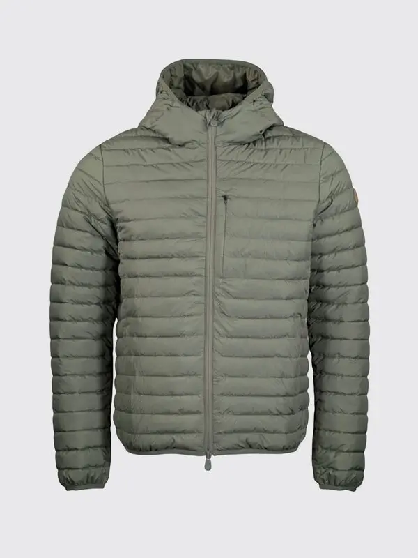 SAVE THE DUCK Quilted Hooded Jacket - Green