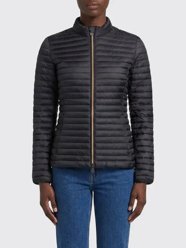 SAVE THE DUCK Quilted Nylon Slim Fit Down Jacket - Black