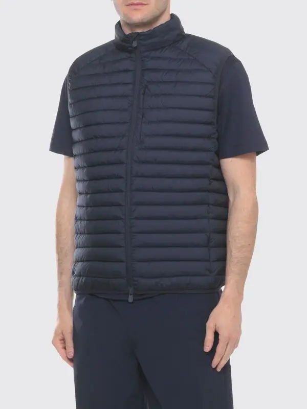 SAVE THE DUCK Padded Quilted Vest - Blue
