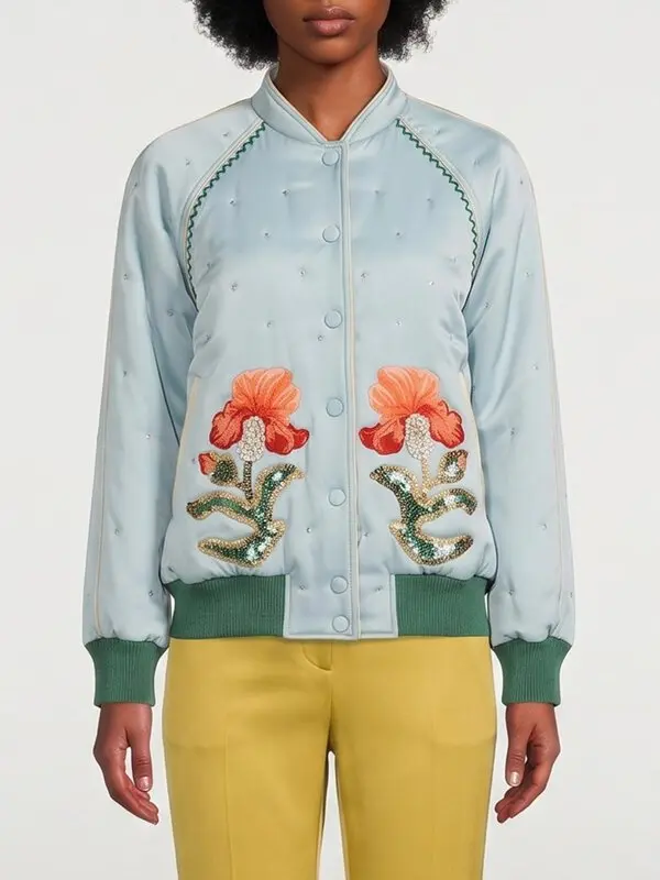 Valentino Garavani Jacket - Gnawed Blue