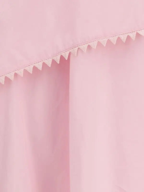 Jacquemus Cotton Blend Asymmetric Dress - Pink