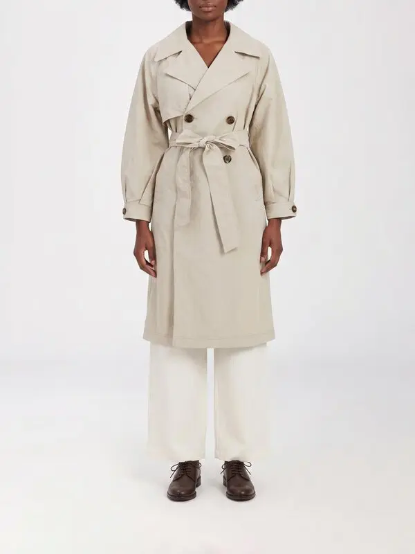 Barbour Layla Double-breasted Nylon Trench Coat - Navy