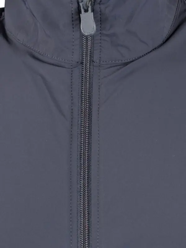 SAVE THE DUCK Nylon Vest With High Collar And Zip Closure - Blue
