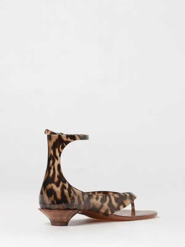 Chloé Jelly Pvc Animal Print Thong Sandals - Multicolor