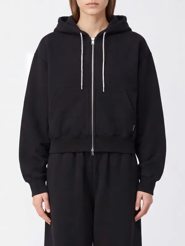 Alexander Wang Full Zip Hoodie - Black