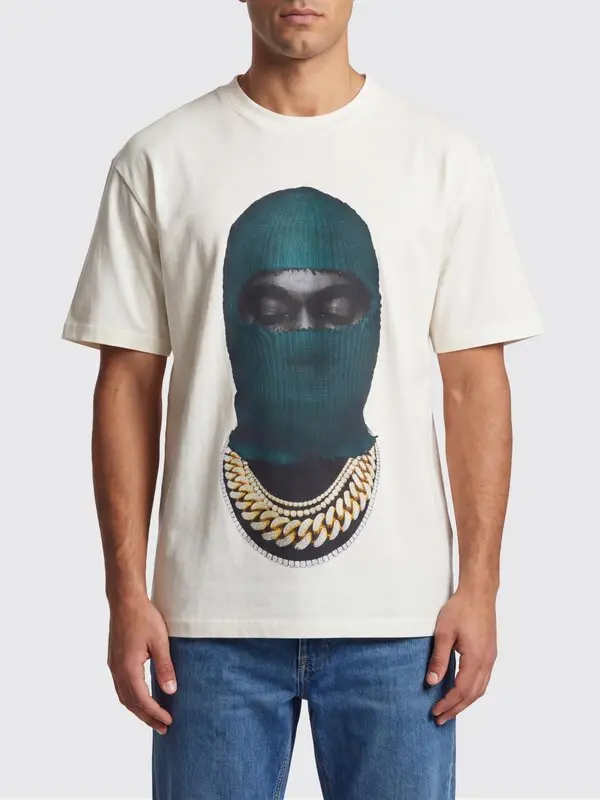 IH NOM UH NIT Printed Cotton T-shirt - White
