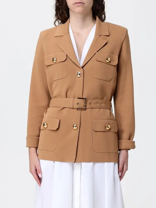 Elisabetta Franchi Tailored Jacket - Brown