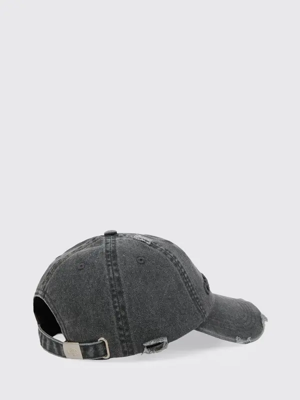Camper Logo Worn Denim Baseball Cap - Grey