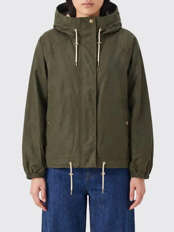 Barbour Hawkridge Hooded Rain Windbreaker - Green