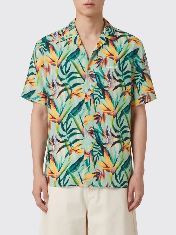 MAUNA KEA Printed Viscose Casual Shirt - Red