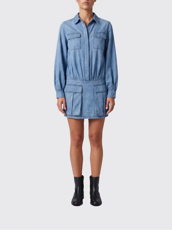 7 For All Mankind Denim Shirtdress - Blue