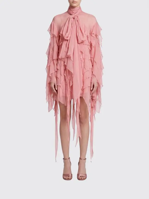 Blumarine Ruffled Dress - Violet