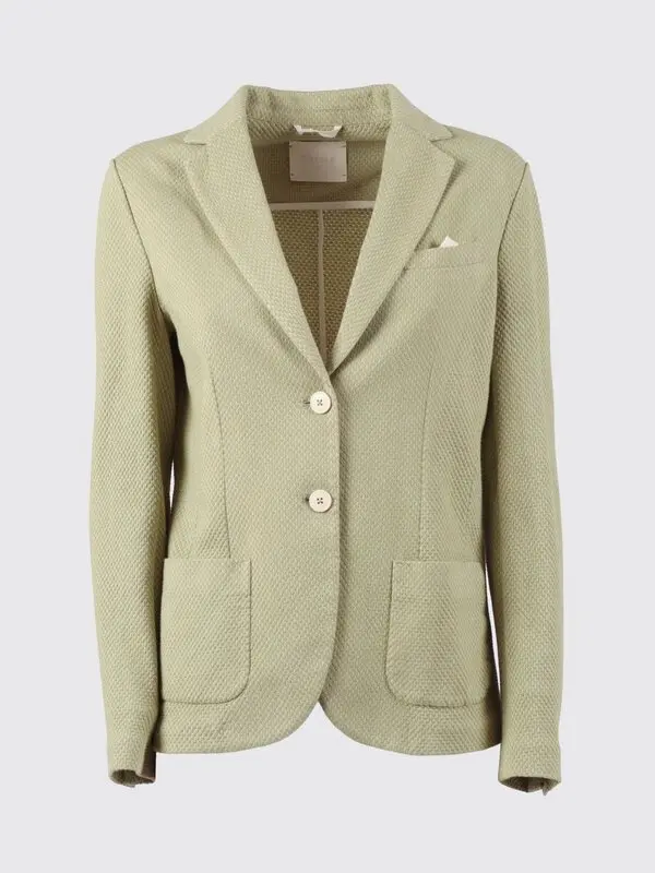 CIRCOLO 1901 Single-breasted Jacket With Notched Lapel - Green