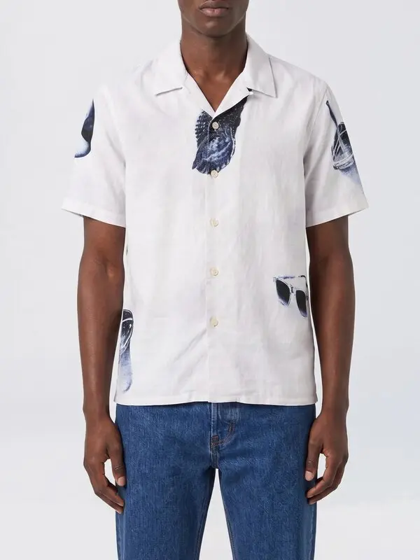 Paul Smith Printed Short Sleeve Shirt