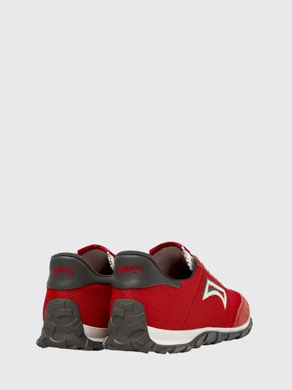 Camper Drift Walk Sneakers In Recycled Polyester And Leather - Red