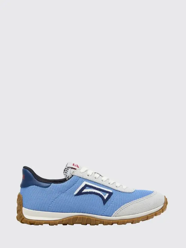 Camper Drift Walk Recycled Polyester And Leather Lace-up Sneakers - Blue