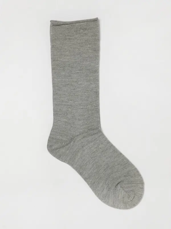 Brunello Cucinelli Cashmere Blend Mid-calf Socks - Grey