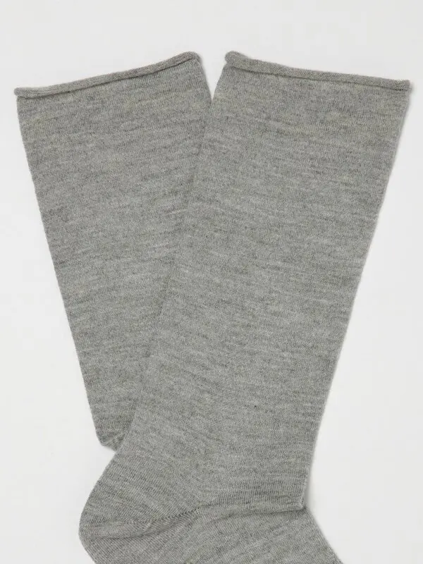 Brunello Cucinelli Cashmere Blend Mid-calf Socks - Grey