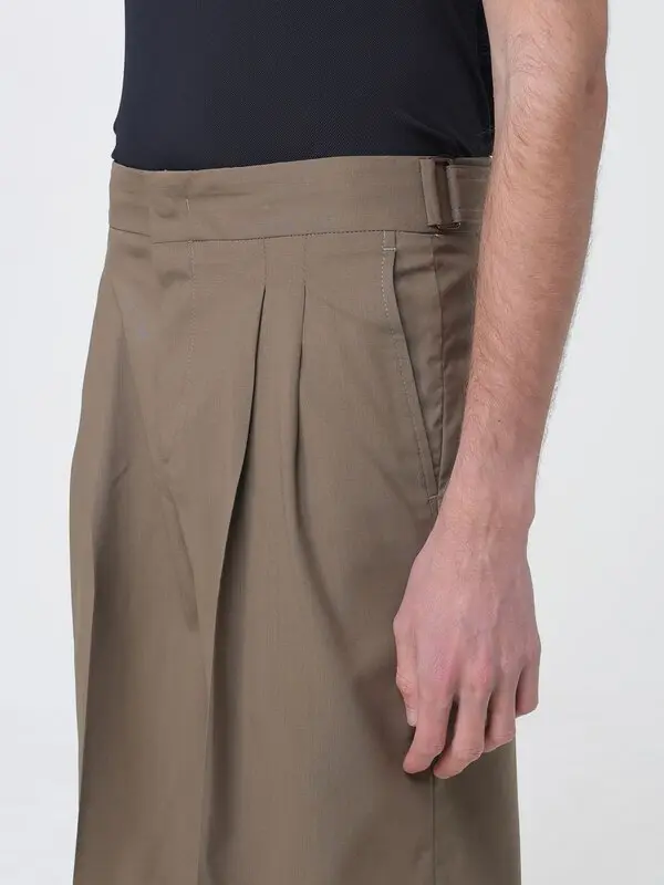 PT TORINO Tailored Pleated Shorts - Beige