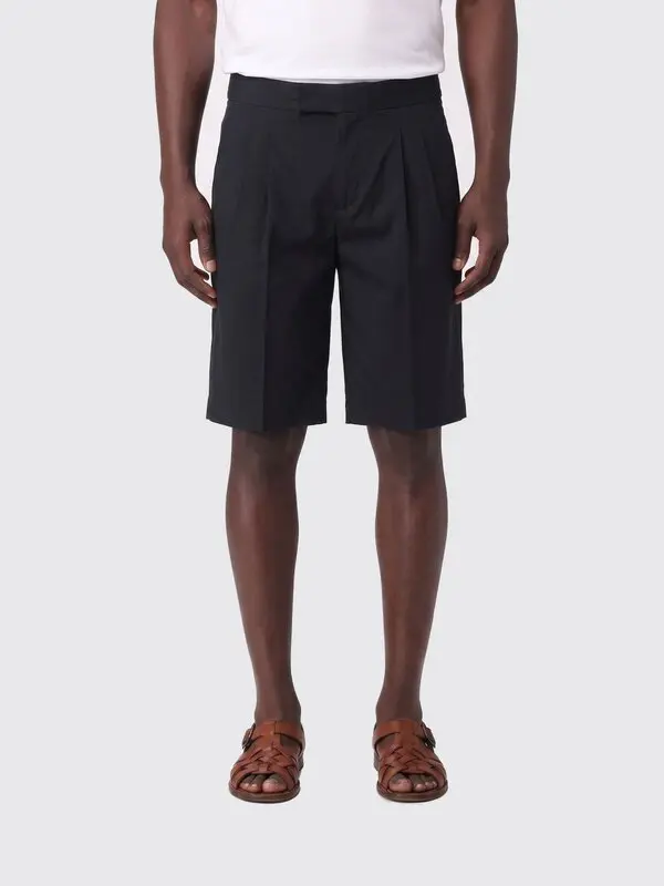 PT TORINO Tailored Cotton Shorts - Blue