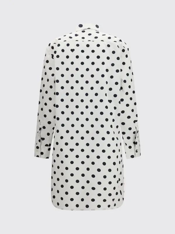 Fiorucci Polka Dot Cotton Shirt Dress