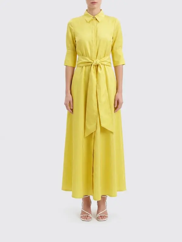 SARA ROKA Shirt Dress - Yellow