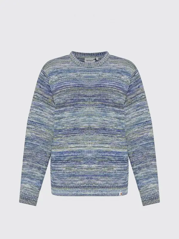 Carhartt Work In Progress Cotton Pullover With Abstract Pattern - Grey