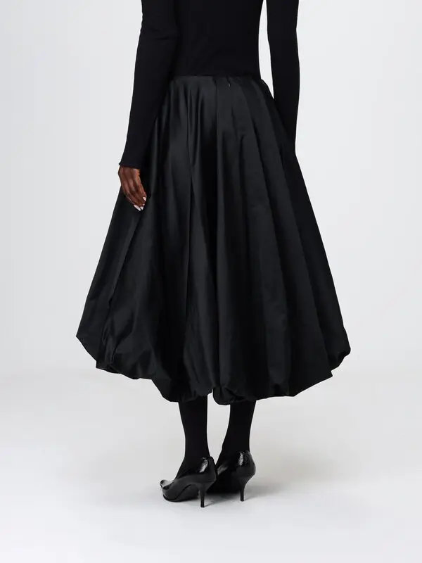Balenciaga Silk Blend Balloon Skirt - Black