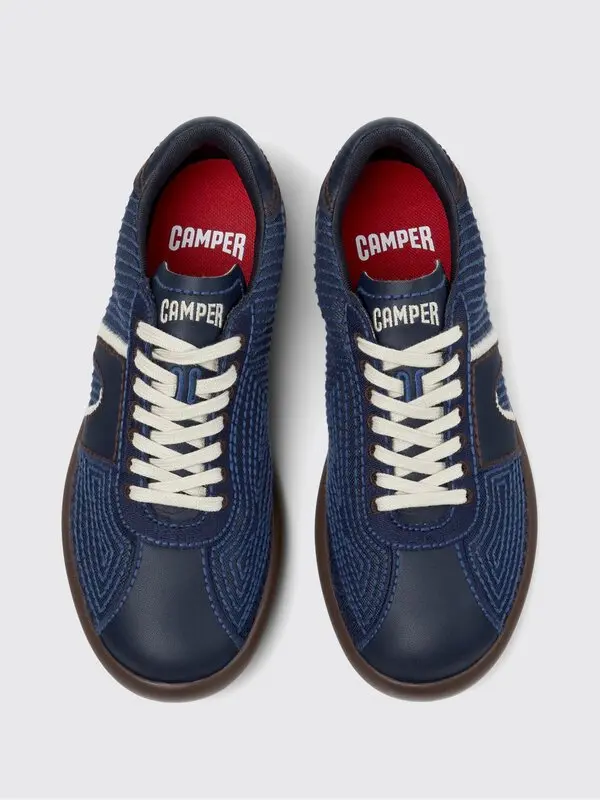 Camper Pelotas Soller Recycled Polyester And Leather Sneakers