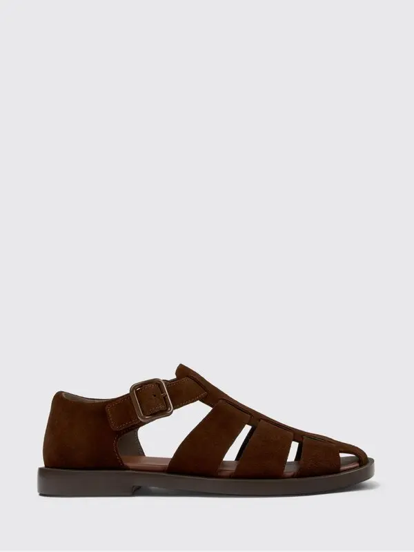 Camper Don Suede Sandals - Brown