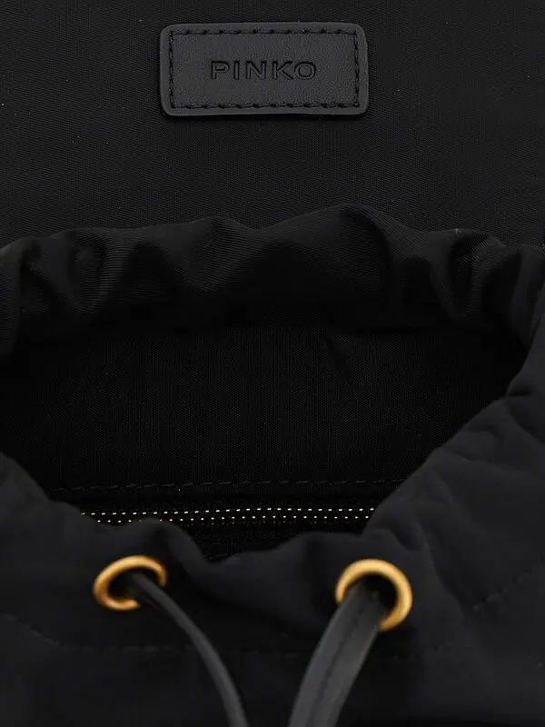 Pinko Nylon Backpack - Black