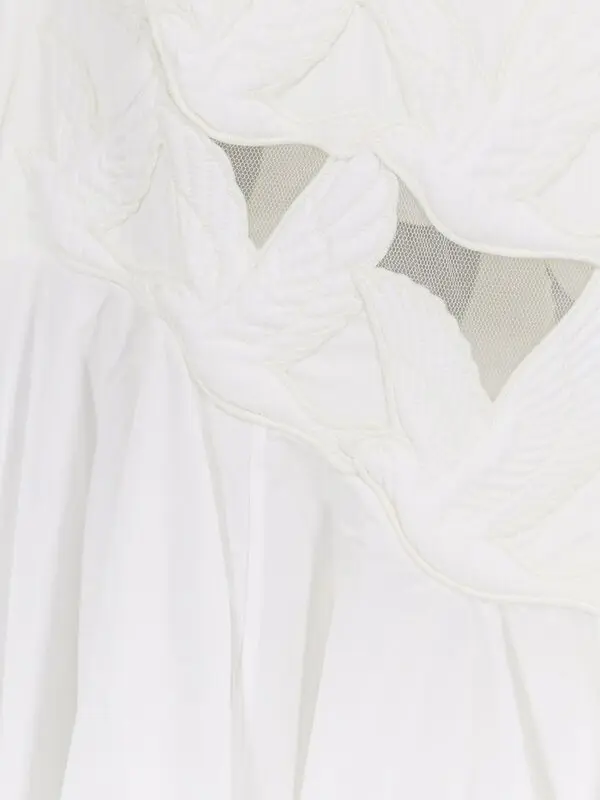 Zimmermann Asymmetrical Cotton Midi Dress - Ivory