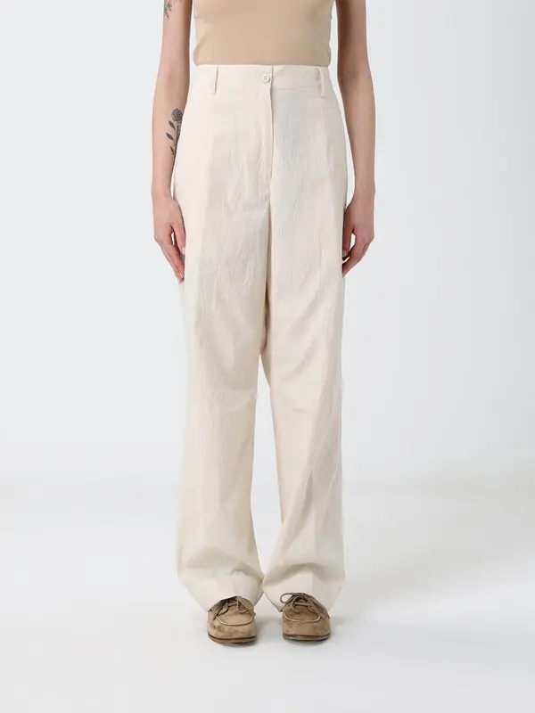 Dries Van Noten Cotton Wide Leg Trousers