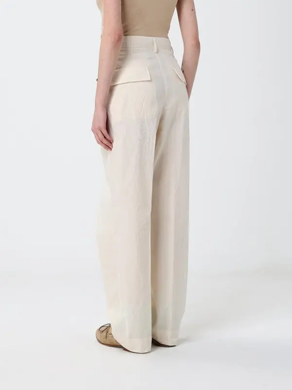 Dries Van Noten Cotton Wide Leg Trousers