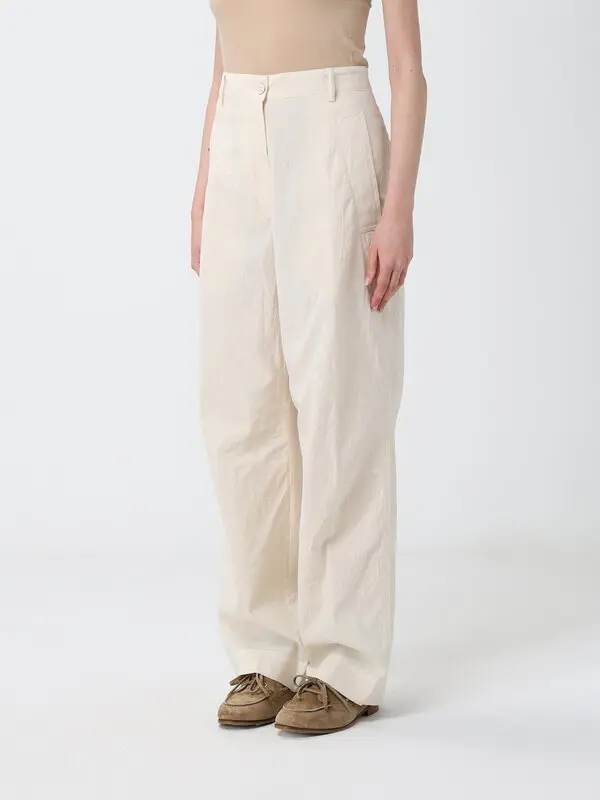 Dries Van Noten Cotton Wide Leg Trousers