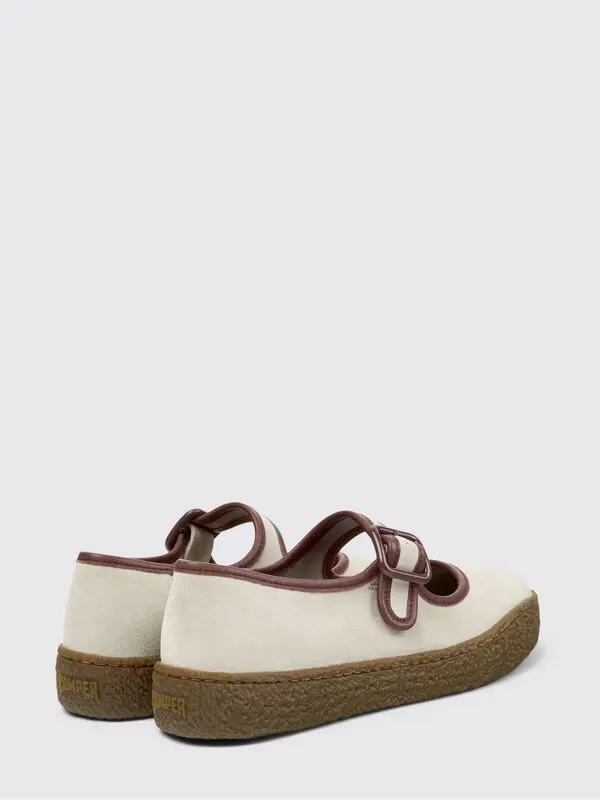 Camper Peu Terreno Suede Mary Jane Ballerina