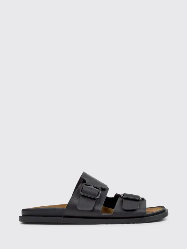 Camper Lluc Leather Sandals - Black
