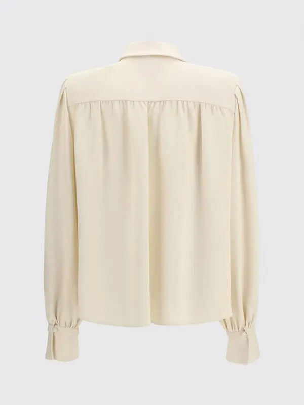 Valentino Garavani Pleated Silk Shirt