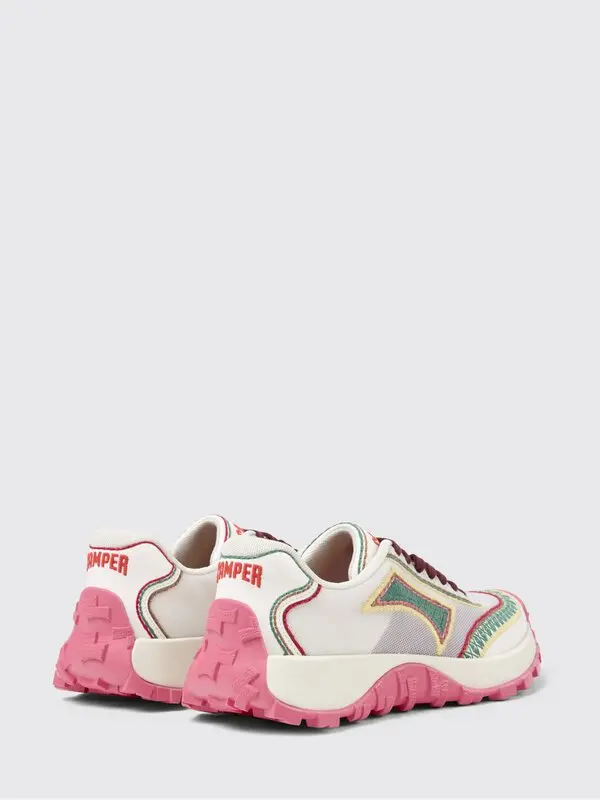 Camper Twins Recycled Polyester Sneakers With Contrast Stitching And Embroidered Logo