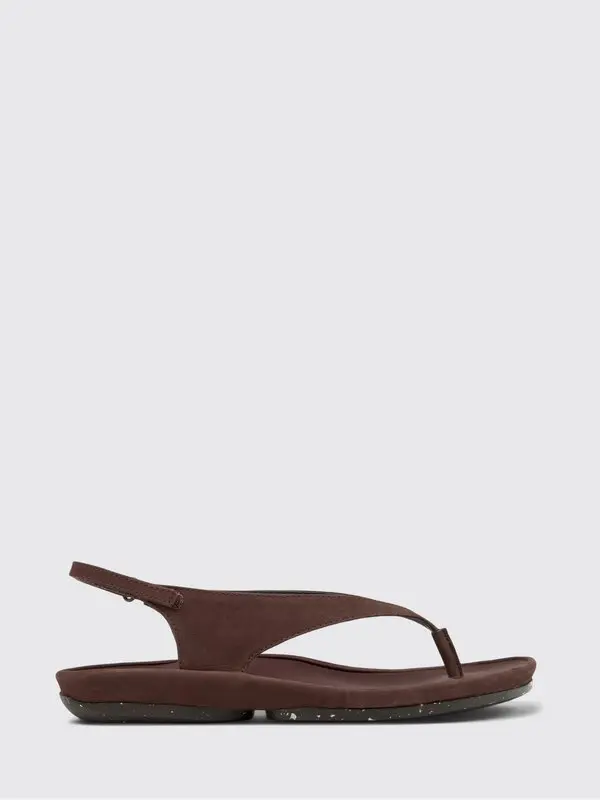 Camper Heeled Sandal - Brown