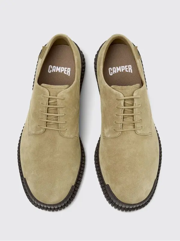 Camper Pix Suede Derby Shoes
