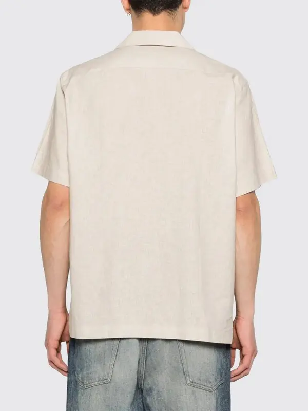 CARNE BOLLENTE Cotton And Linen Casual Shirt
