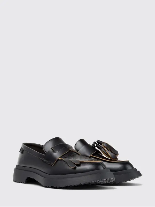 Camper Loafer With Fringe Detailing