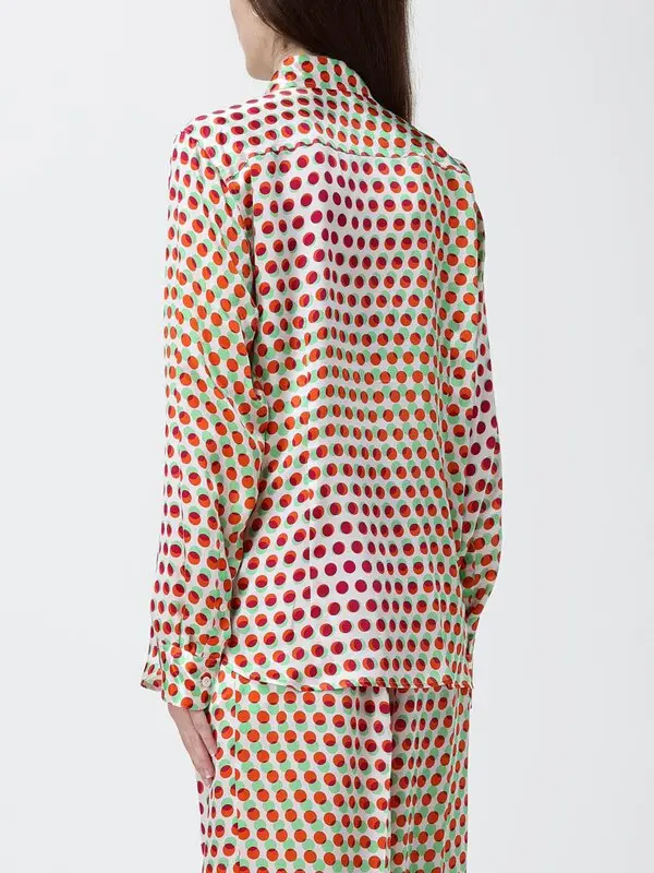 Dries Van Noten Polka Dot Silk Shirt