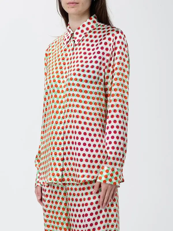 Dries Van Noten Polka Dot Silk Shirt