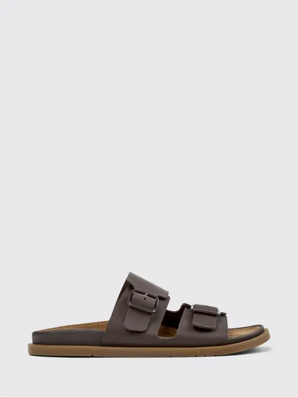 Camper Heeled Sandal - Brown