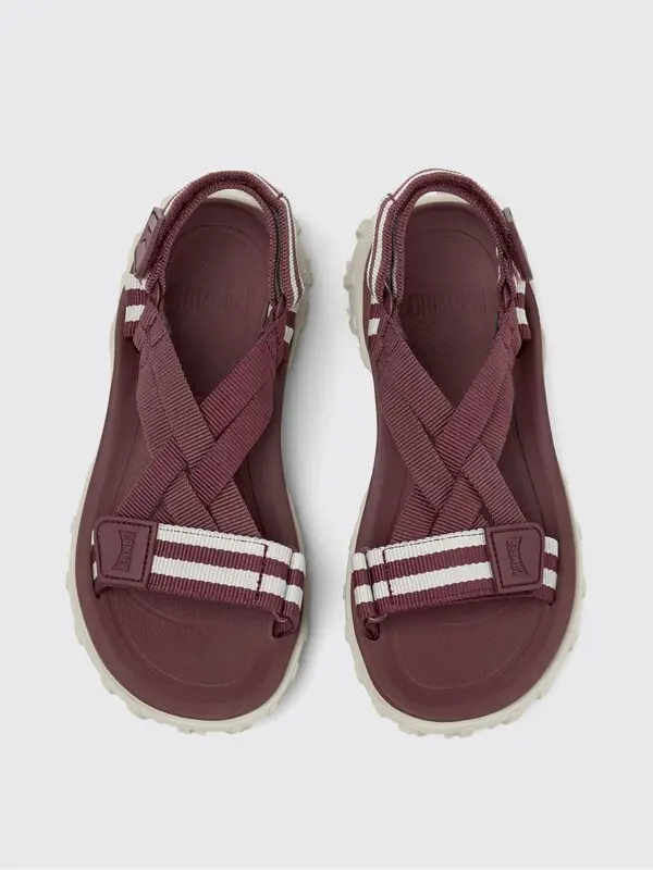 Camper Drift Trail Recycled Polyester Striped Sandals